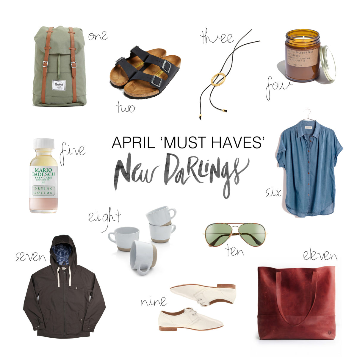 April Must Haves - New Darlings