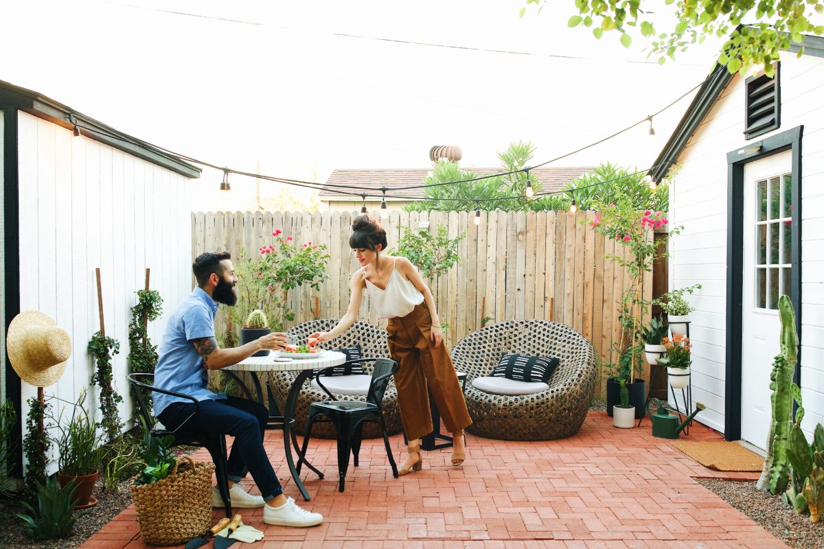 Our Backyard Bistro Area: The Reveal - New Darlings