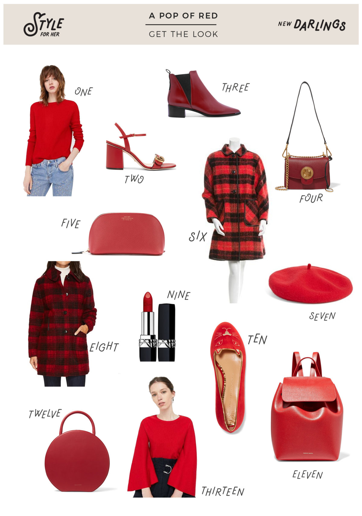 A Pop of Red - New Darlings